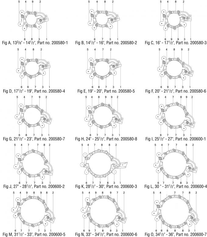 Extended B Casing Manual Tong and Tong Dies Equivalent to NOV Varvo HT ...