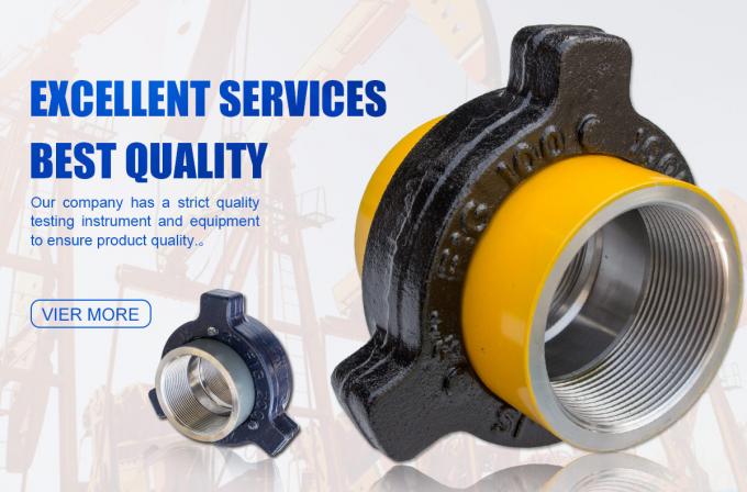 BETTER Mud Tanks Unions Hammer seal Union Kemper Style 4"-20" BW Connection