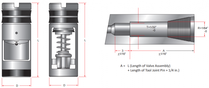 BETTER MCM Baker style Float Valves Model F Plunger Type Float Valve ...