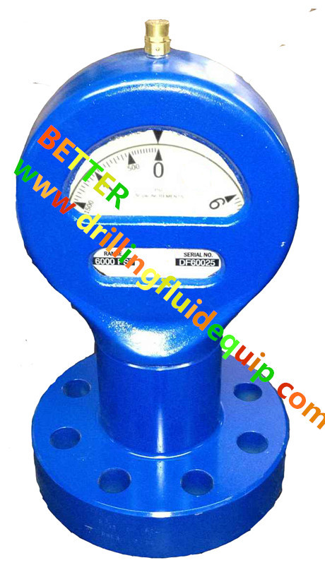 BETTER Type D Mud Pressure Gauge Equal OTECO Model 7 End Connection 2 ...