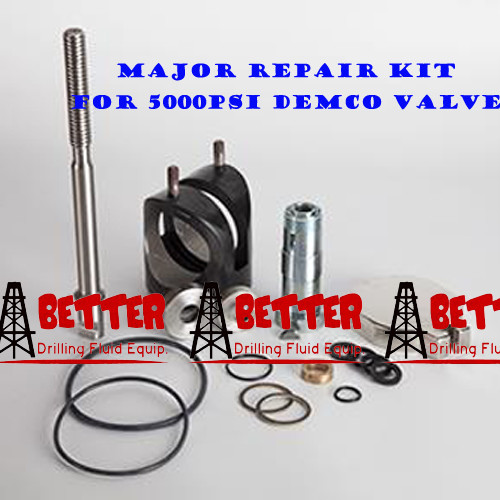 DEMCO MUD VALVE MINOR REPAIR KIT F/MUDKING CAMERON DM GATE VALVE P/N ...