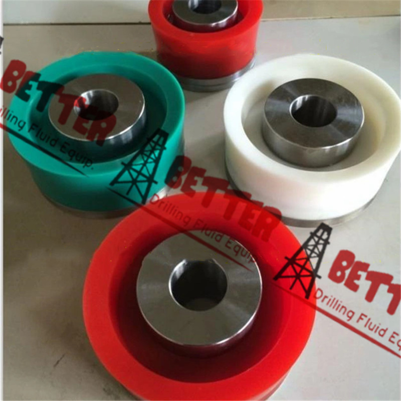 Chrome Iron Sleeve Mud King Green Duro Urethane Bonded Piston for ...