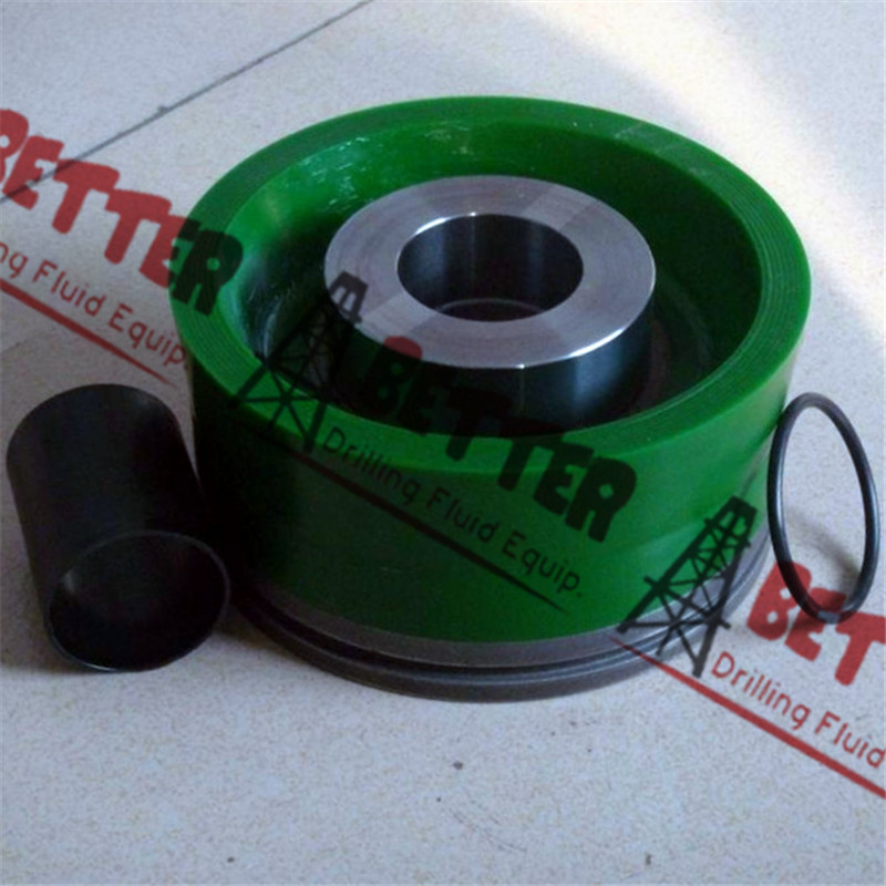 Chrome Iron Sleeve Mud King Green Duro Urethane Bonded Piston for ...